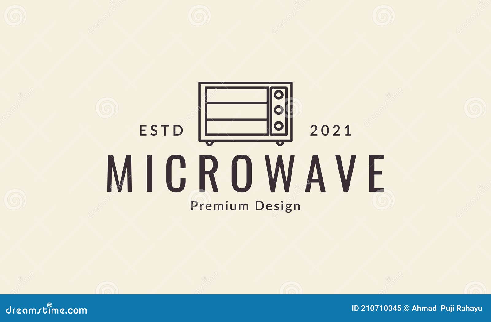 Modern Microwave Lines Logo Design Vector Icon Symbol Illustration ...
