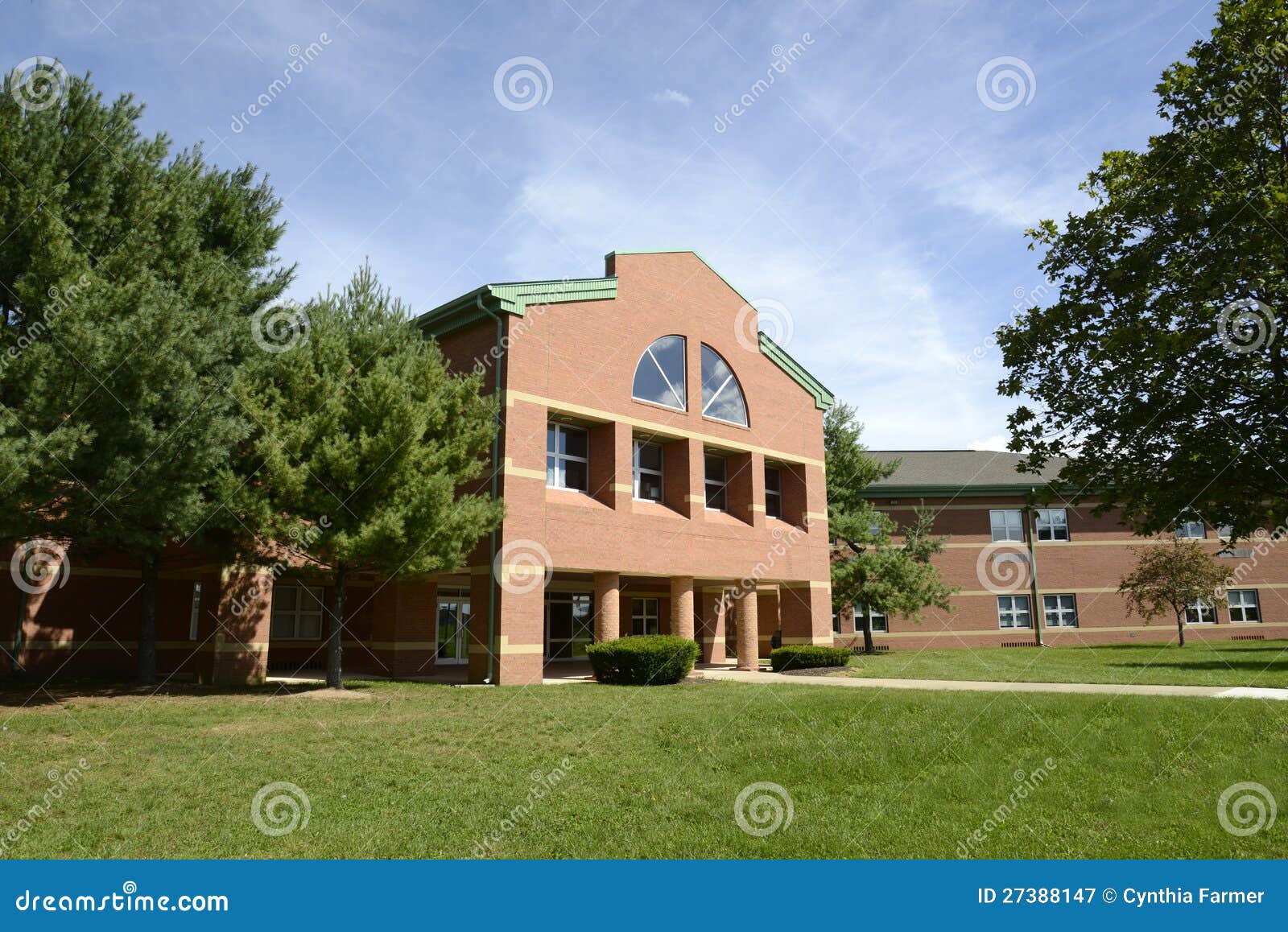 Modern middle school stock image. Image of states, united - 27388147