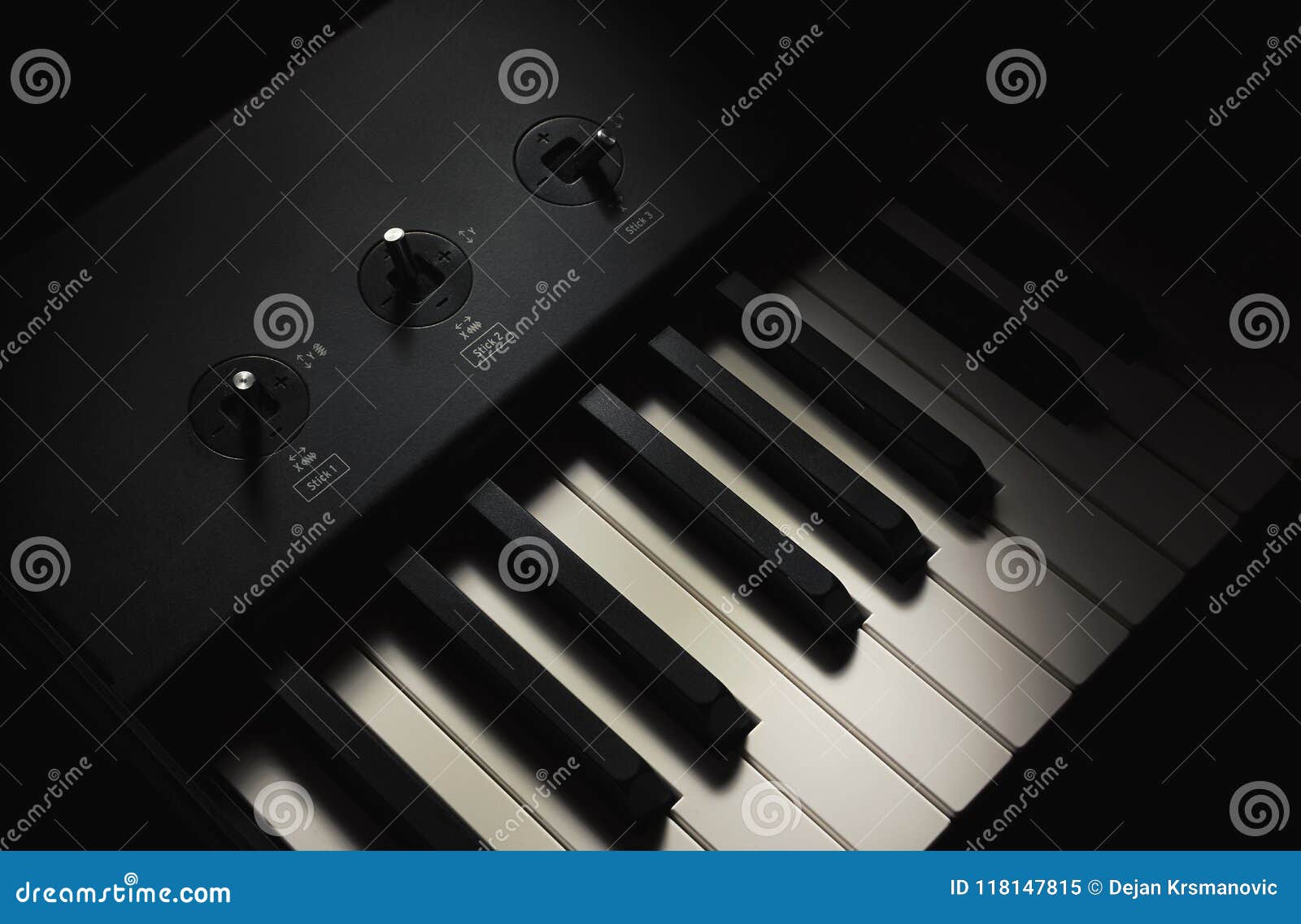 Modern midi controller stock image. Image of classical - 118147815