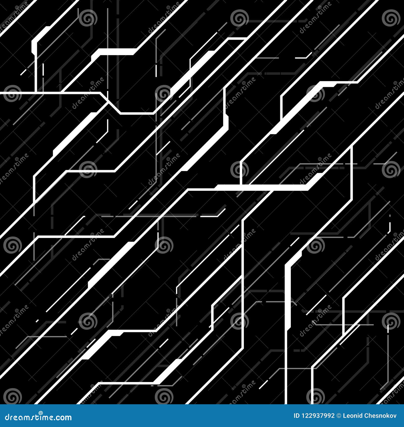 Vector Futuristic Texture Seamless Pattern Stock Vector - Illustration ... Vector Futuristic Texture Seamless Pattern Stock Vector - Illustration ...