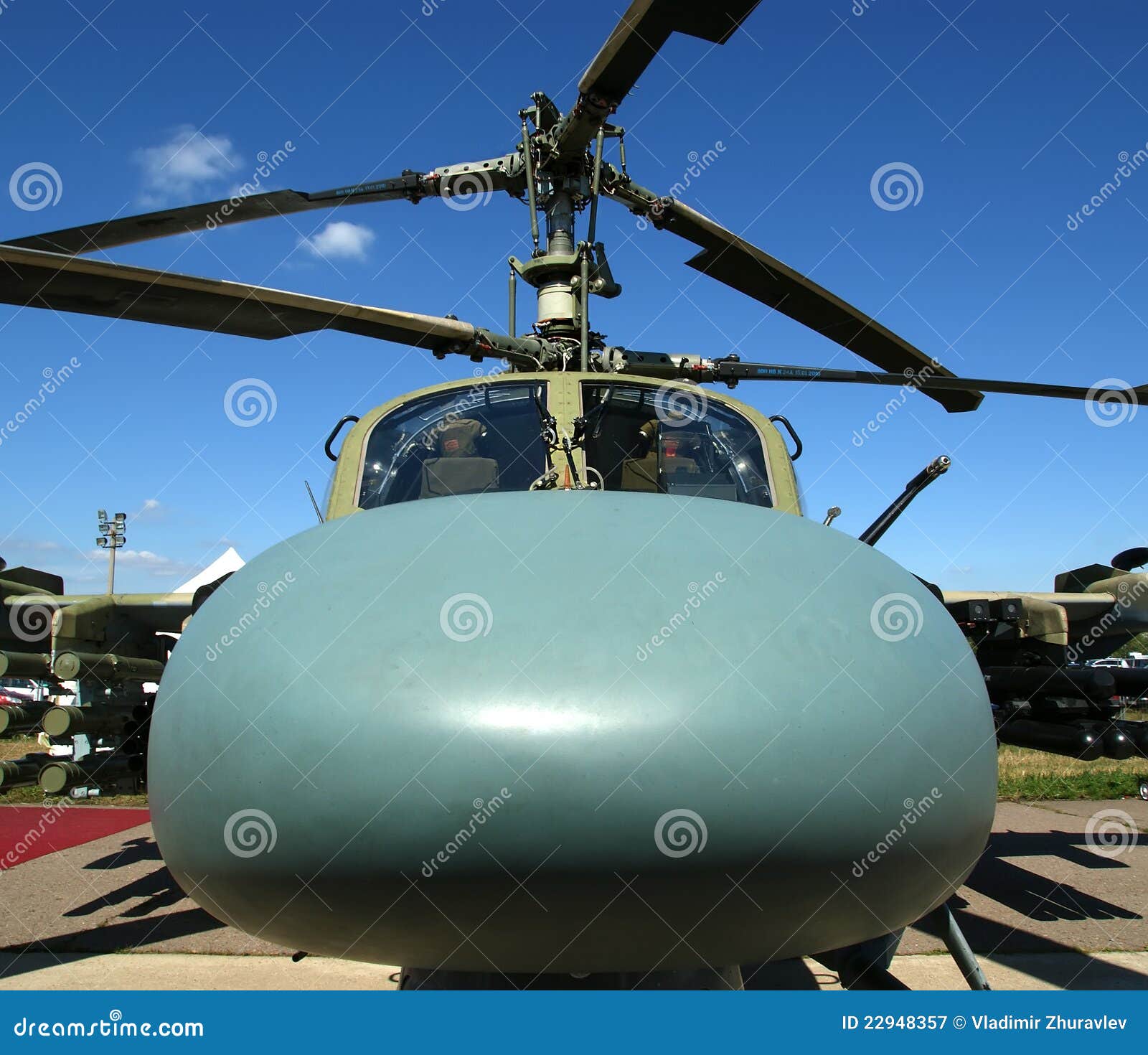 Modern Military Helicopters Closeup Stock Image - Image of force ...