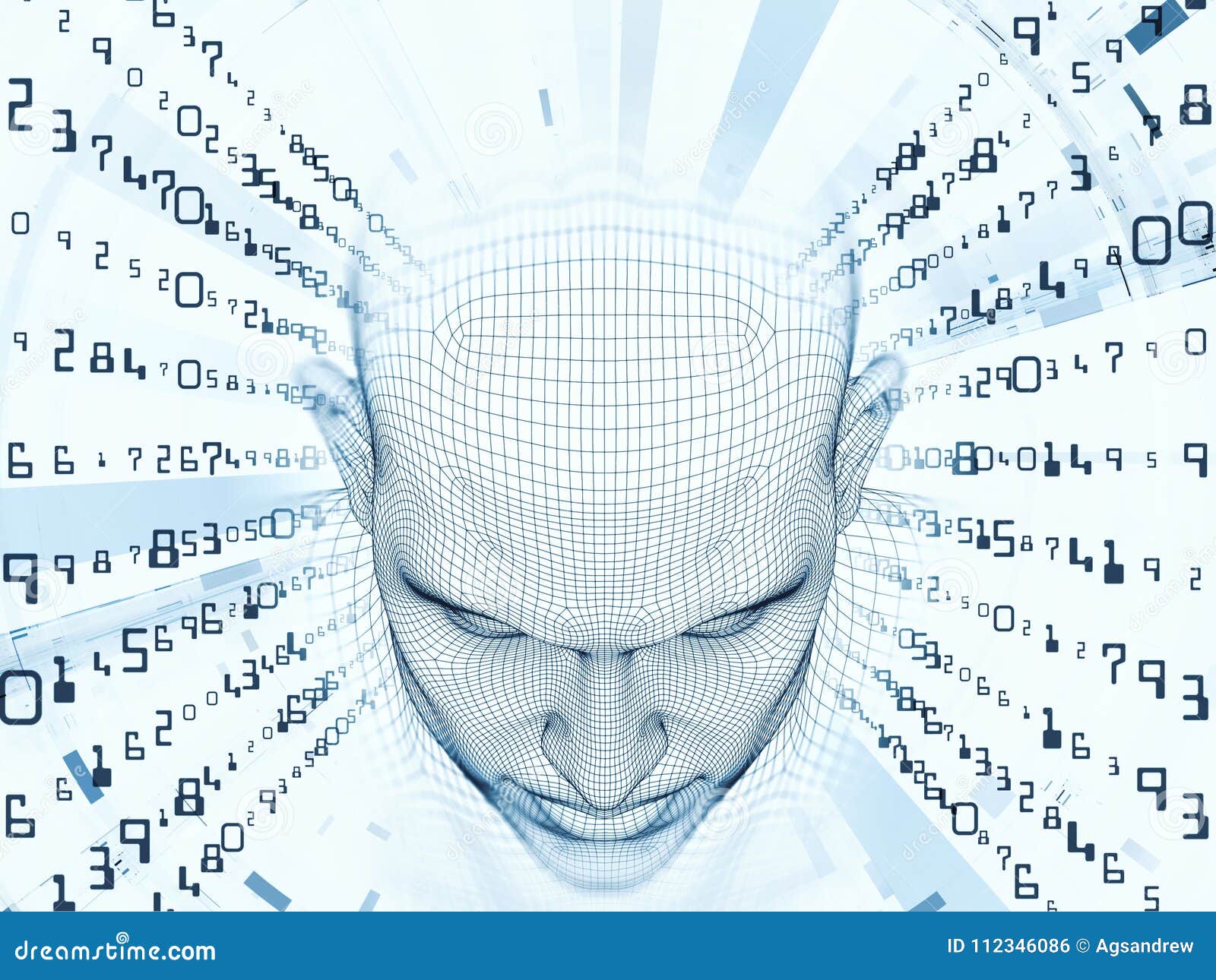 Modern Mind stock illustration. Illustration of burst - 112346086