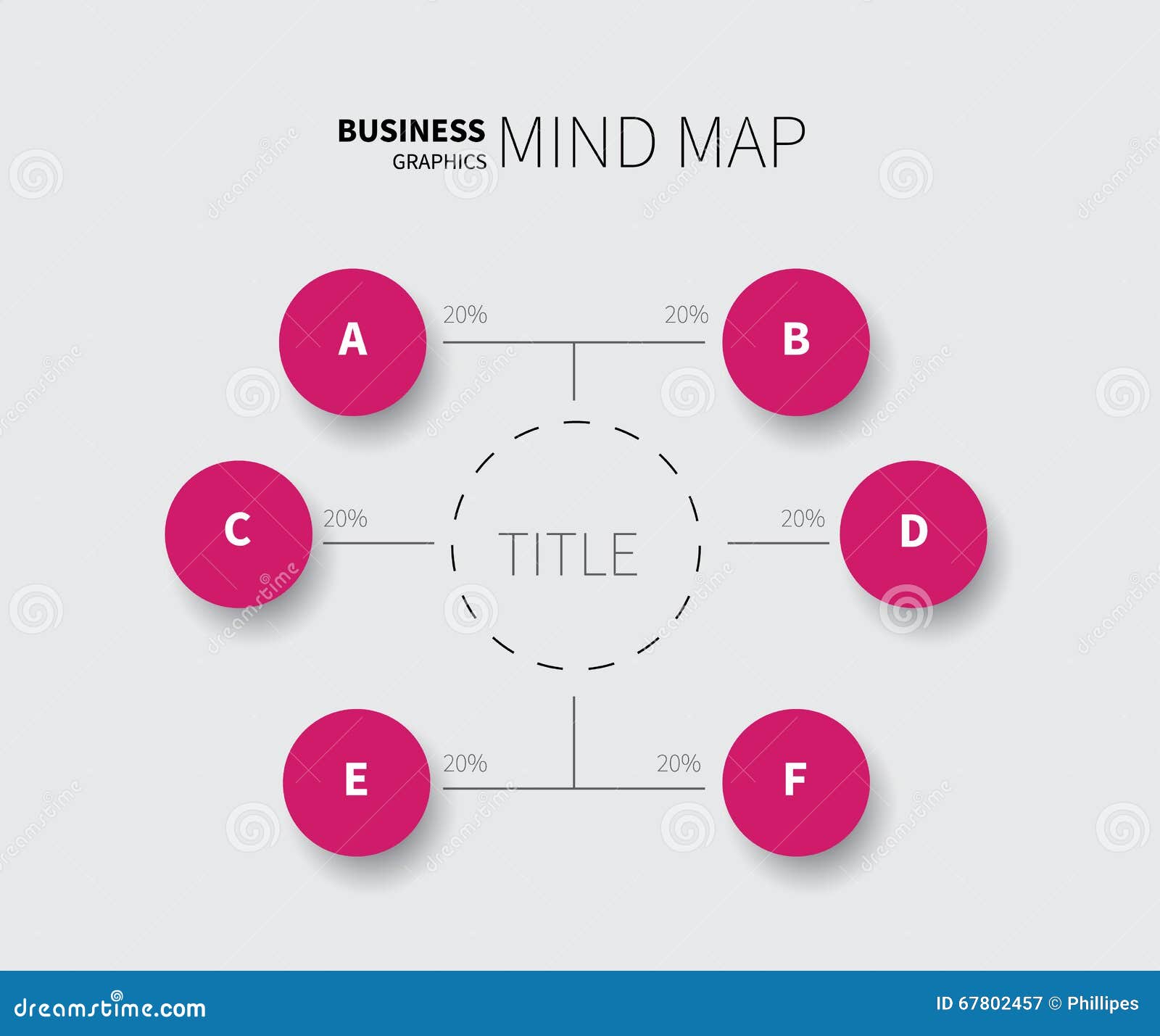 Modern mind map circles stock vector. Illustration of icon - 67802457