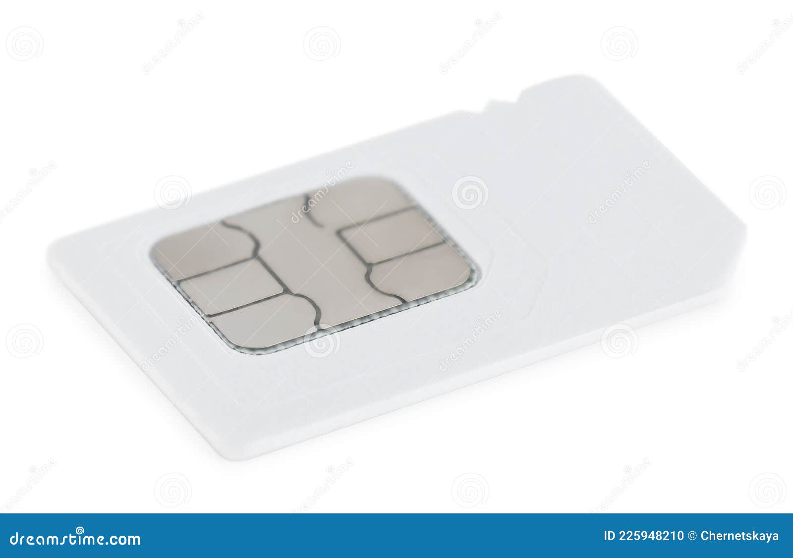 Modern Mini SIM Card on White Stock Photo - Image of equipment ...