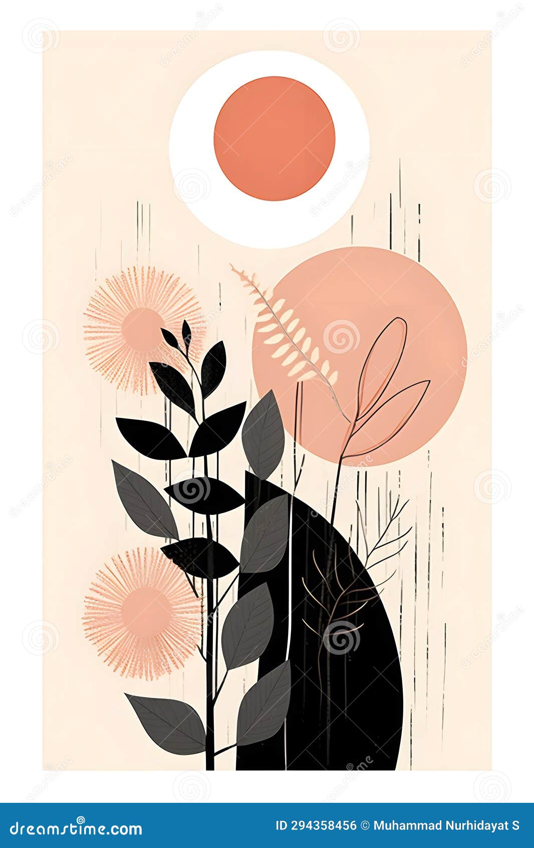 Modern Minimal Abstract #00101 Stock Illustration - Illustration of ...