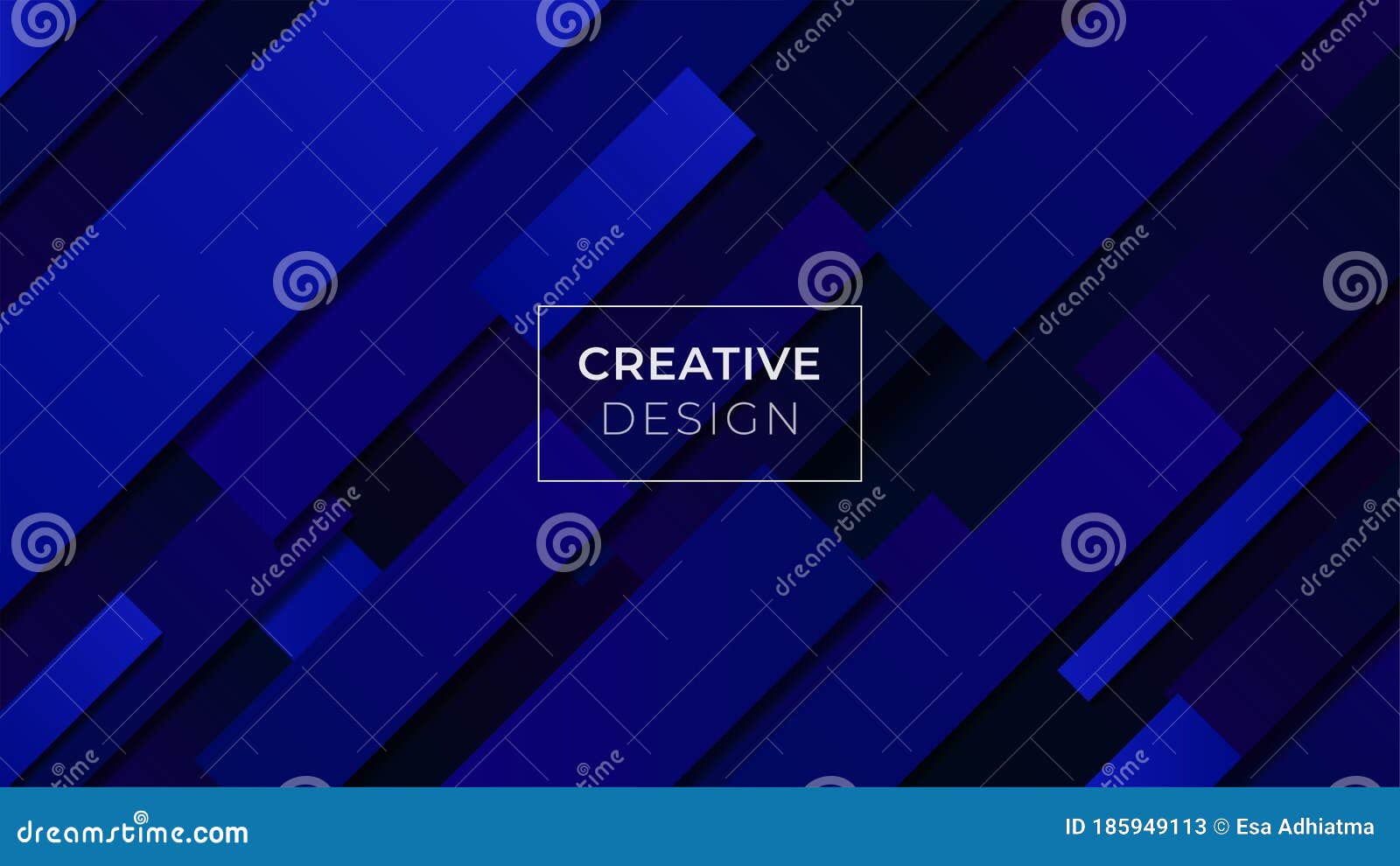 Modern and Minimal Background with Blue Color Stock Vector ...