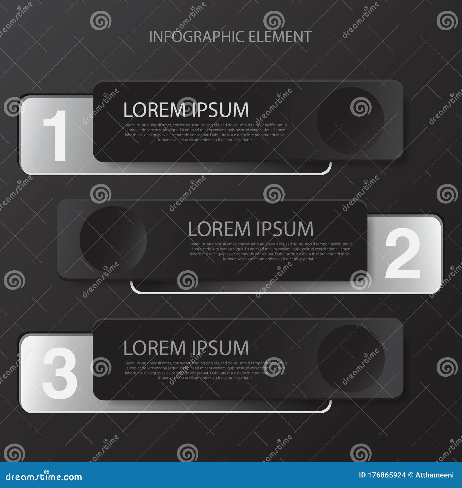 Modern Minimal Black Infographics Design Element for Business ...