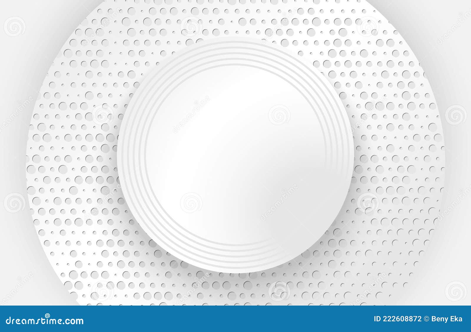 Modern Minimal and Clean White Paper Cut Background with Realistic ...