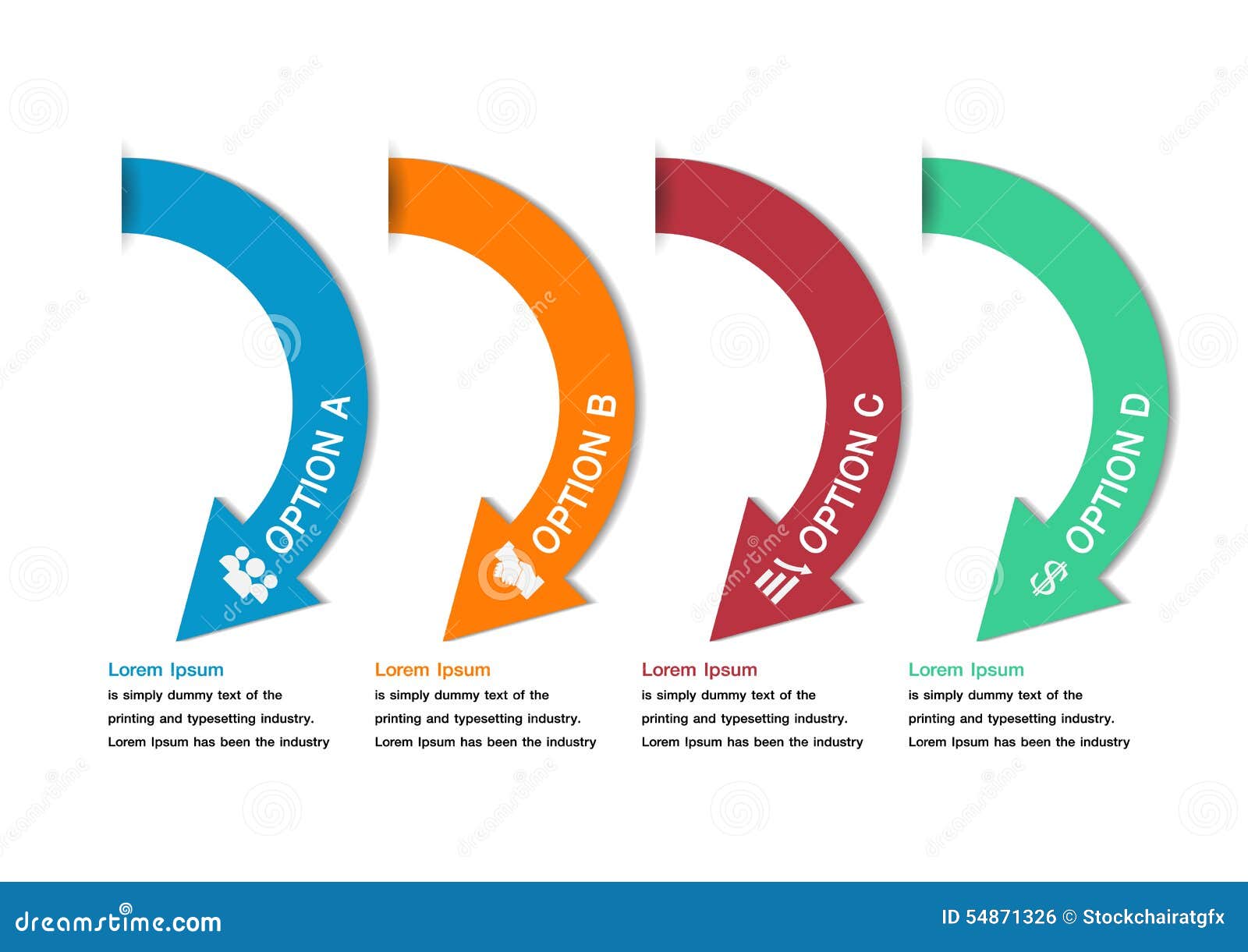 3d Arrow Infographics. Vector Illustration | CartoonDealer.com #44157874