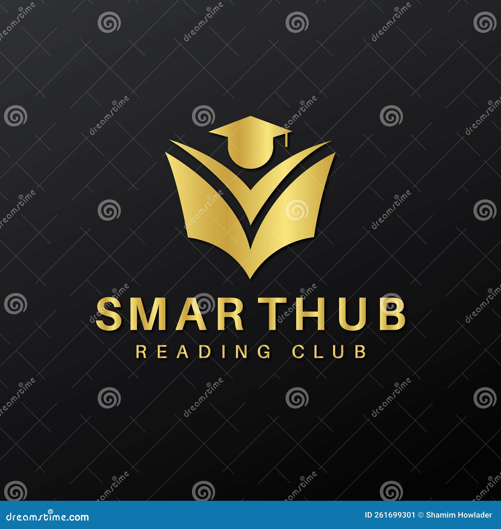 Modern and Minimal Educational Logo Template Stock Vector ...