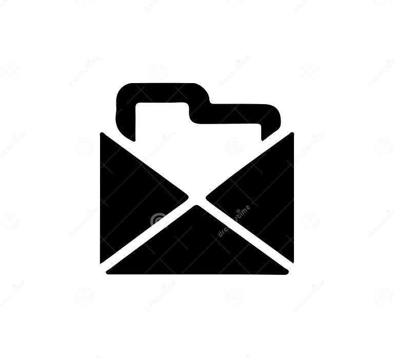 Folder Icon Modern Simple Vector Minimal Stock Illustration ...