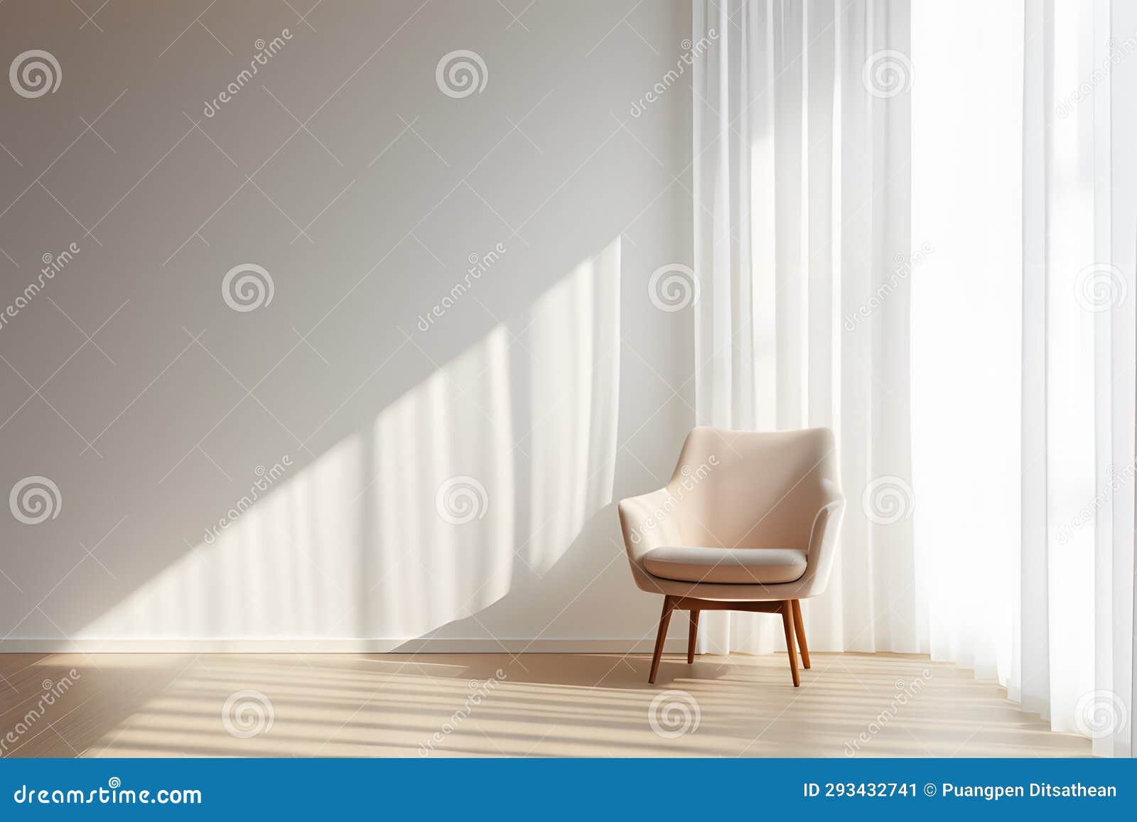 The Minimal Lounge And Living Room Interior Design And Concrete Wall ...