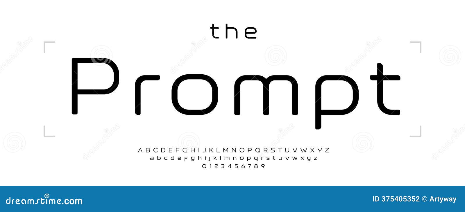 Modern Minimal Sans Serif Font, Rounded Letters With Calm Geometry And ...