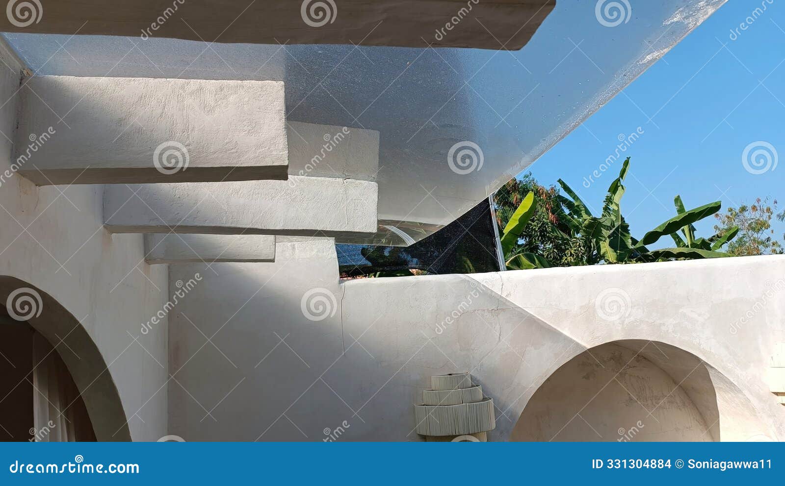 Modern Minimalist Architecture with Clean Lines and Angles Stock Photo ...