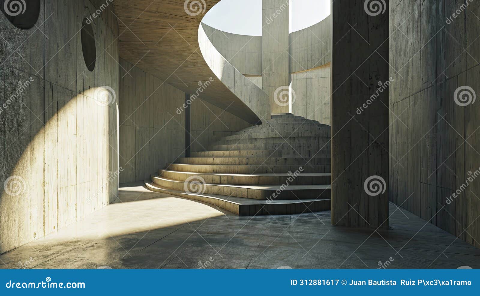 Modern Minimalist Architecture with Light and Shadow. Stock ...