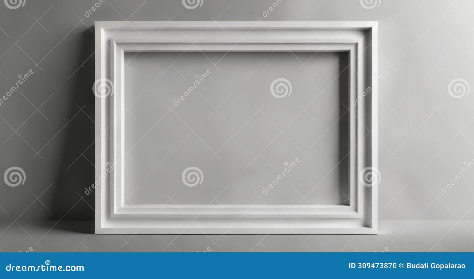 Modern Minimalist Art Frame Stock Illustration - Illustration of ...