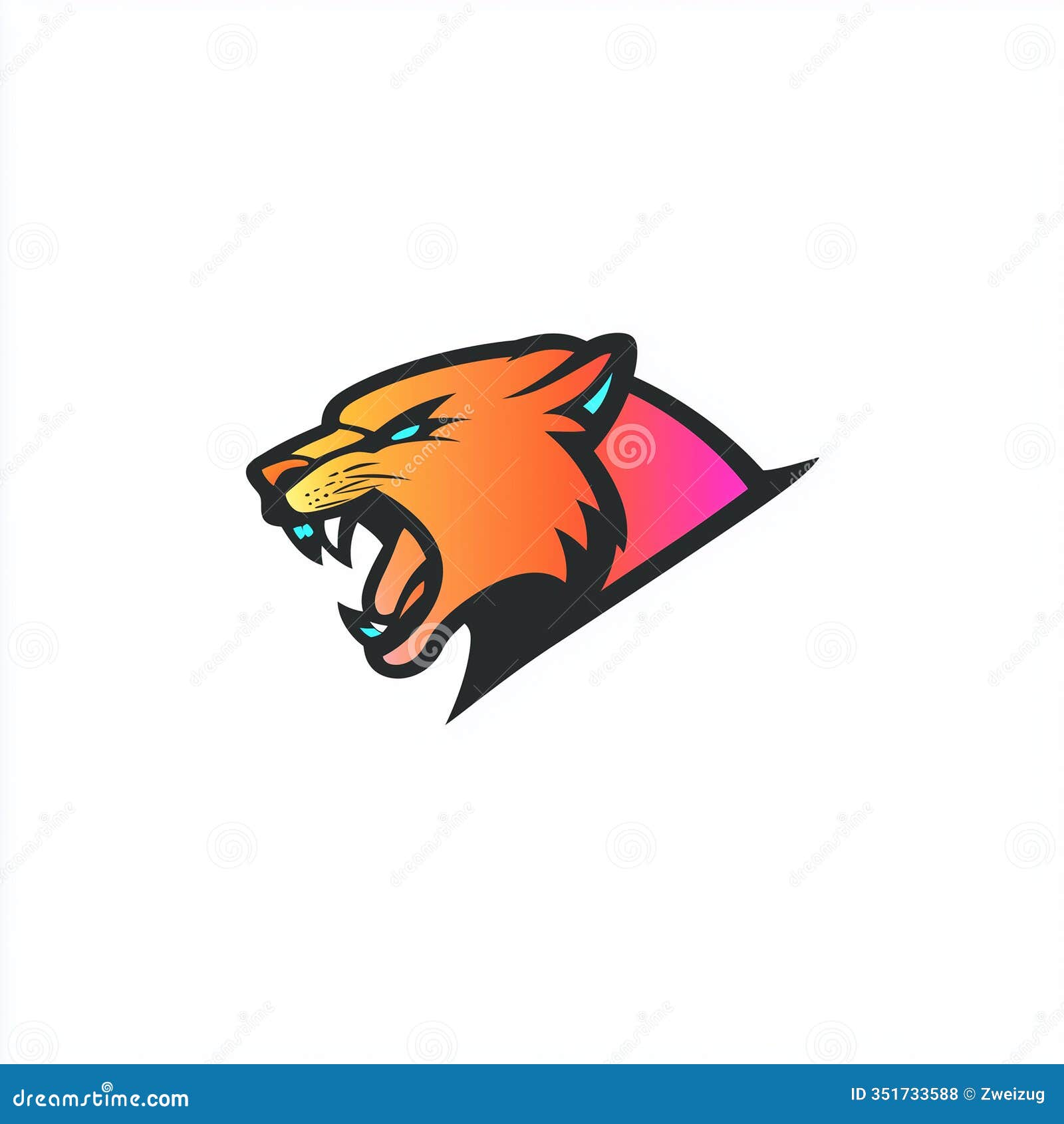 Puma Cougar Head Logo Vector Design Graphic for Digital and Print Media ...