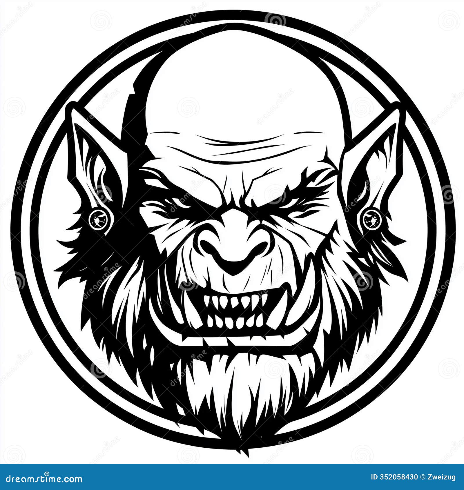 Ork Logo Vector Icon Design Graphic for Digital and Print Media Stock ...