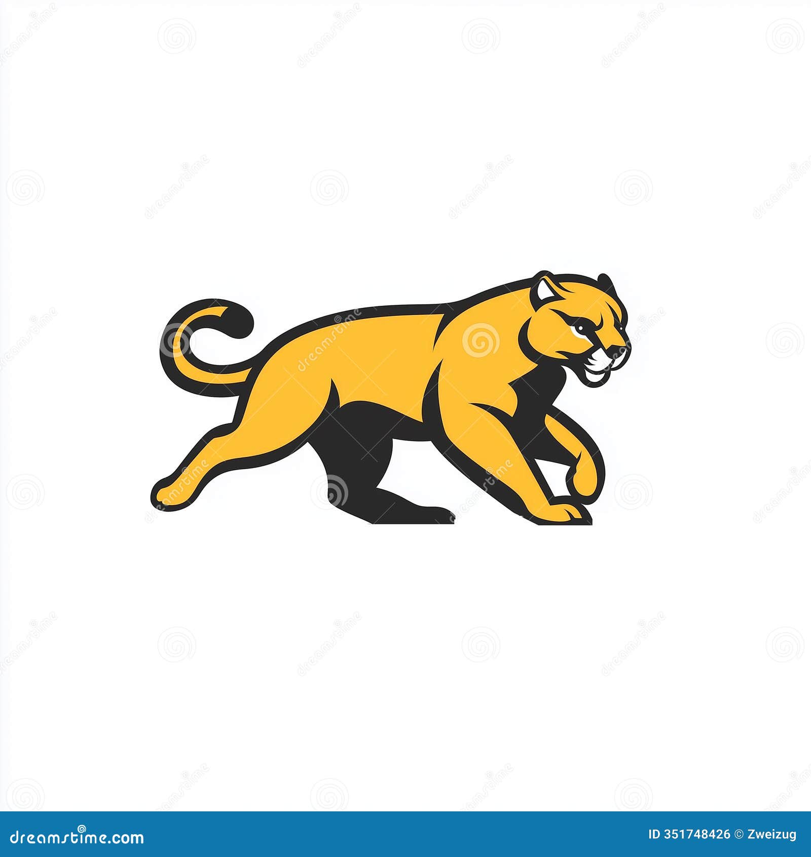 Puma Cougar Logo Vector Design Graphic for Digital and Print Media ...