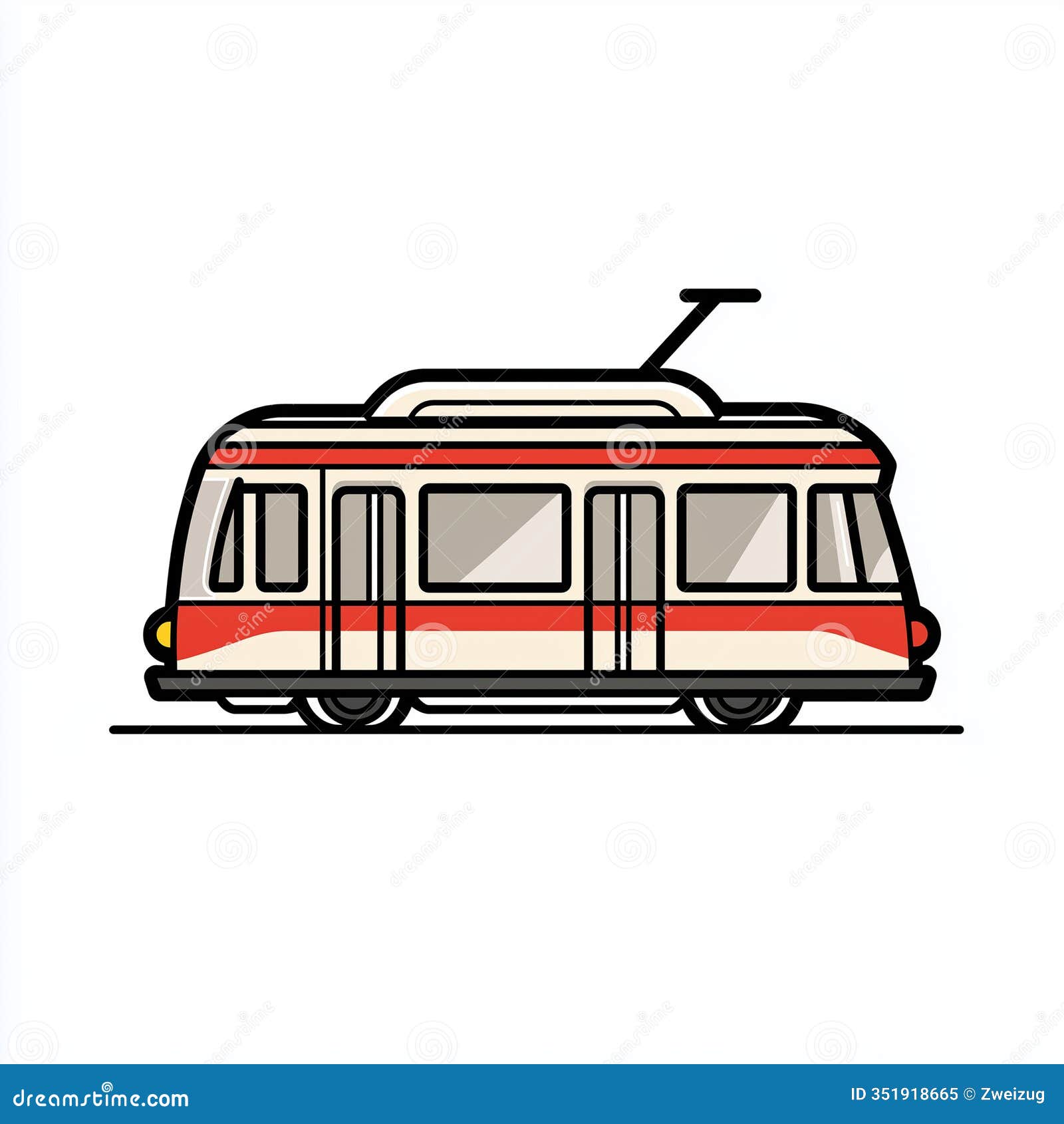 Tram Street Car Logo Vector Icon Design Graphic for Digital and Print ...