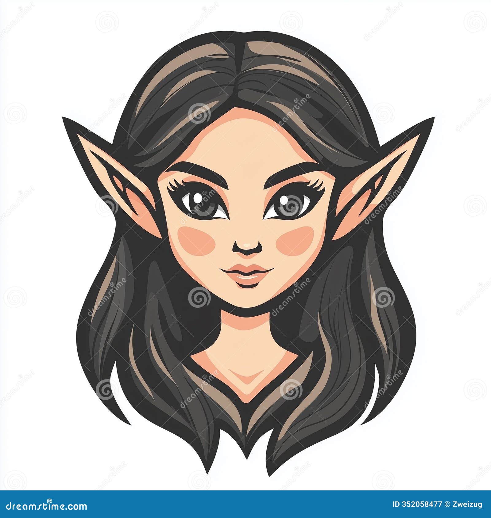 Elf Logo Vector Icon Design Graphic for Digital and Print Media Stock ...