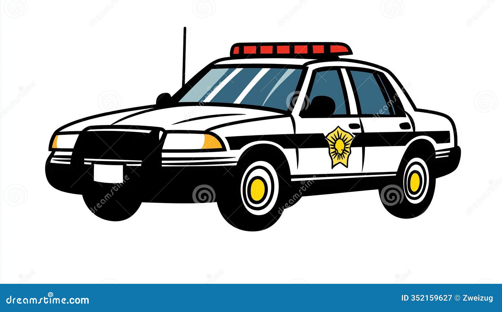 Police Car Logo Vector Icon Design Graphic for Digital and Print Media ...