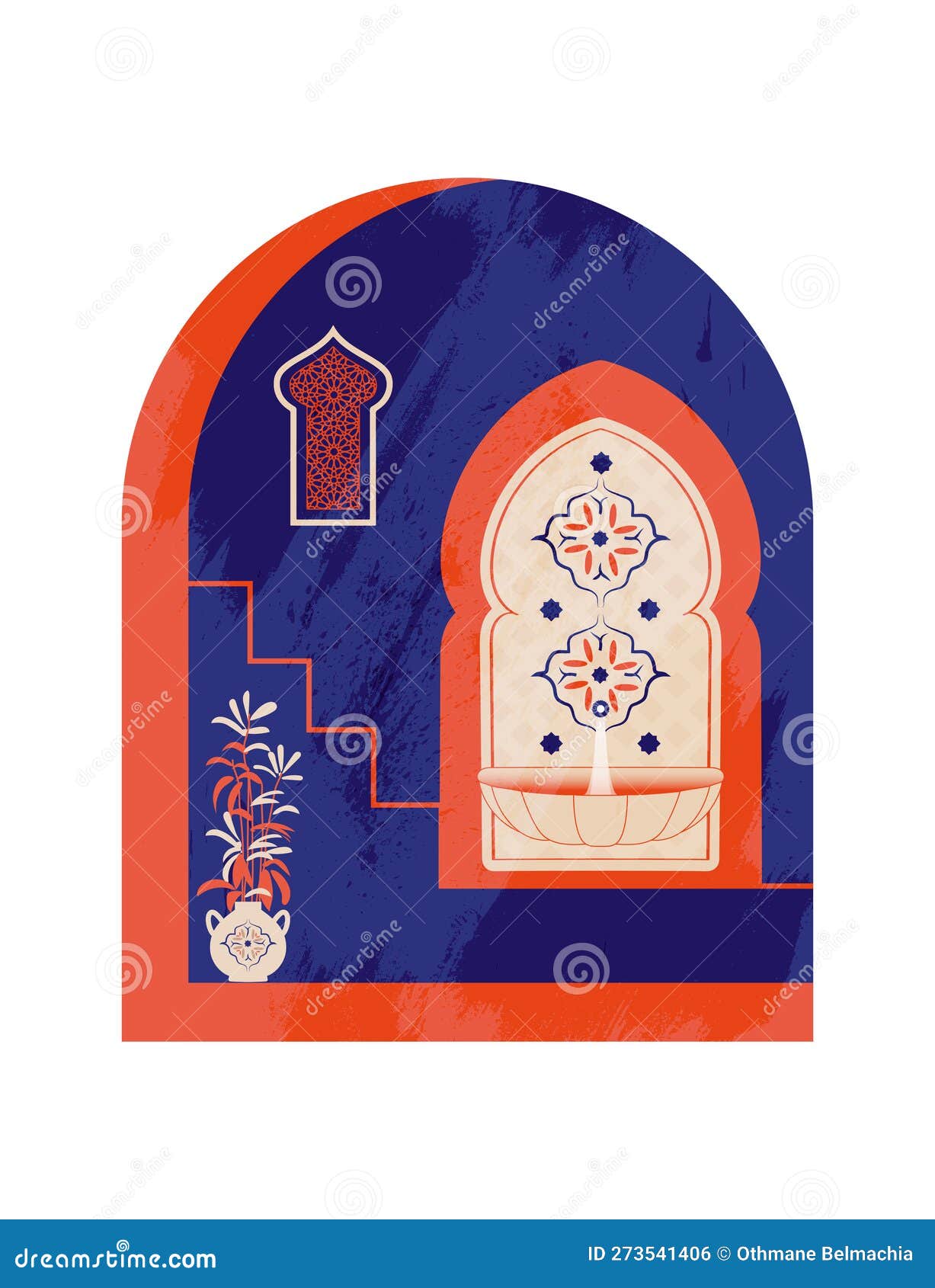 Geometric Islamic Pattern Arabesque Design Stock Vector - Illustration ...