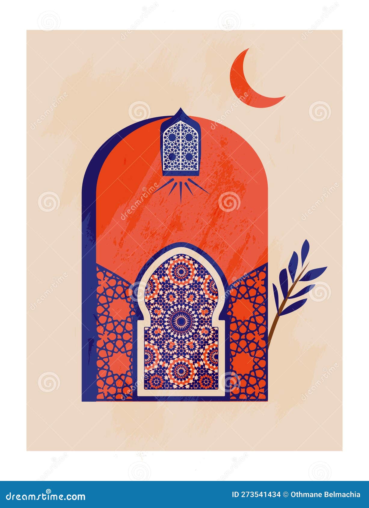 Geometric Islamic Pattern Arabesque Design Stock Vector - Illustration ...