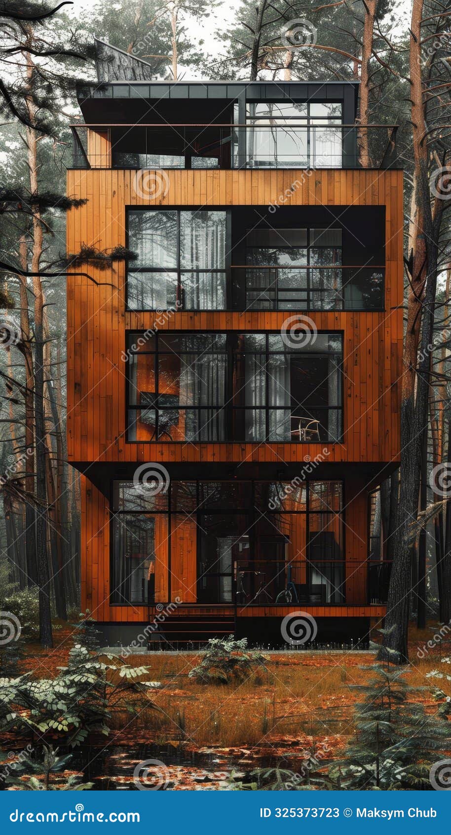 Modern Minimalist House Timber Clad Cubic Design Blending Seamlessly in ...