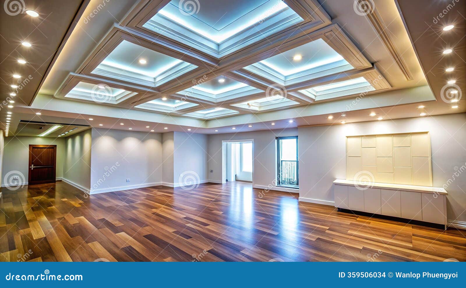 Suspended Cassette Ceilings - Grilyato. Set For A Modular Ceiling Stock ...