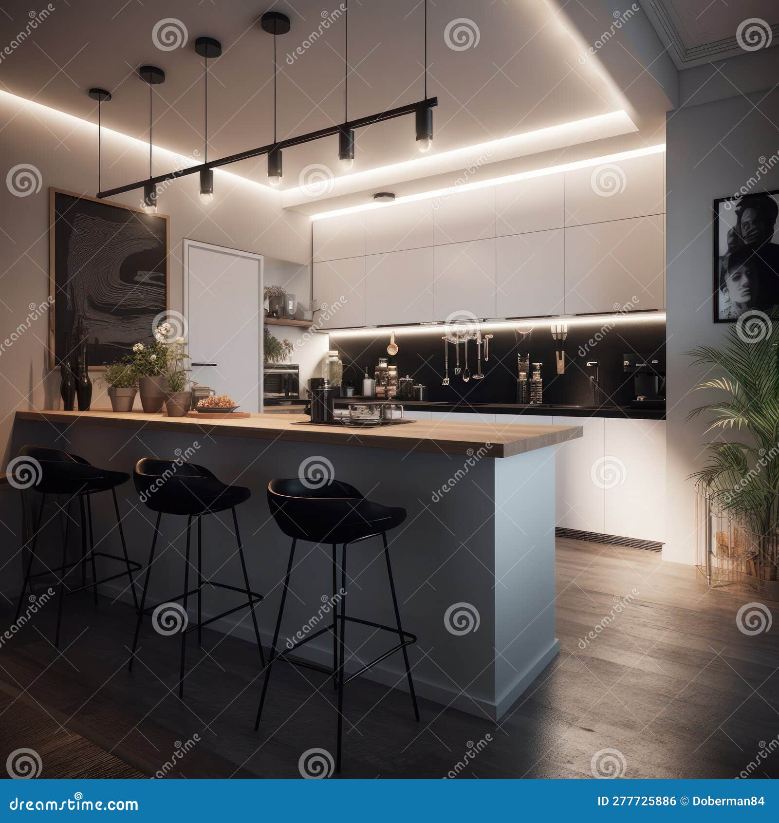 Minimalist Bar Counter