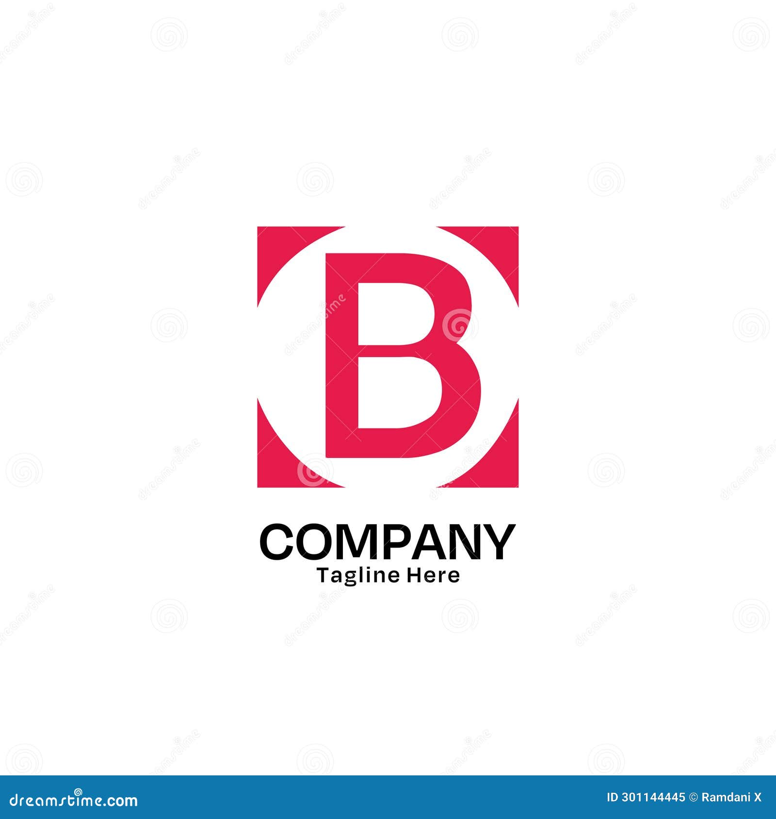 Modern and Minimalist Letter B Logo Designs Stock Illustration ...