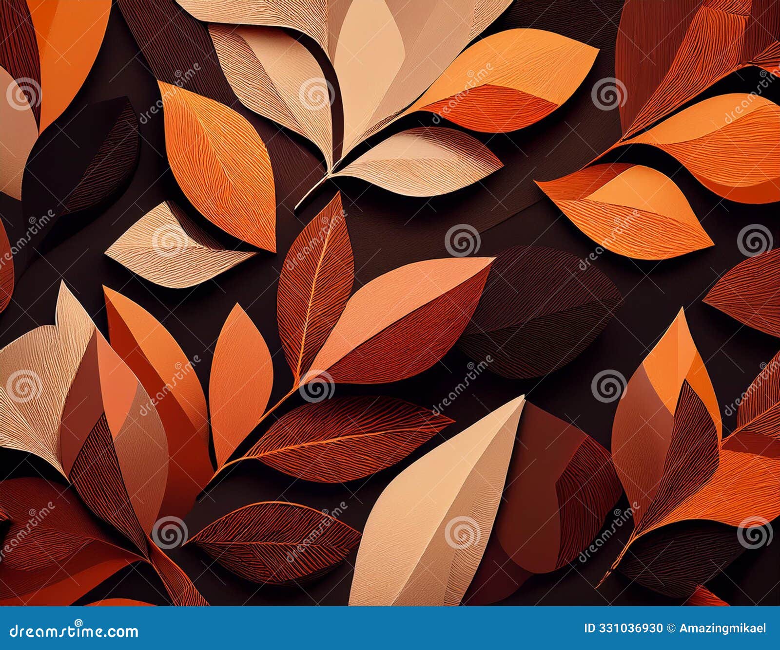 Modern Minimalist Pattern Geometric Shapes and Abstract Leaf Forms for ...