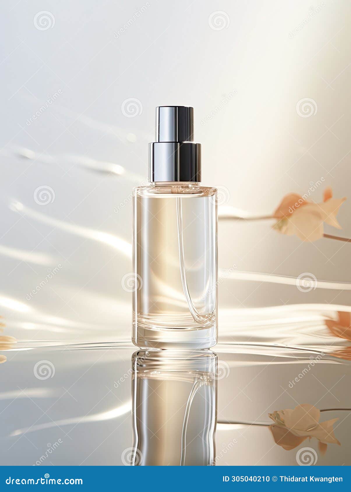 Modern Minimalist Perfume Bottle Design, Isolated.Generative AI Stock ...