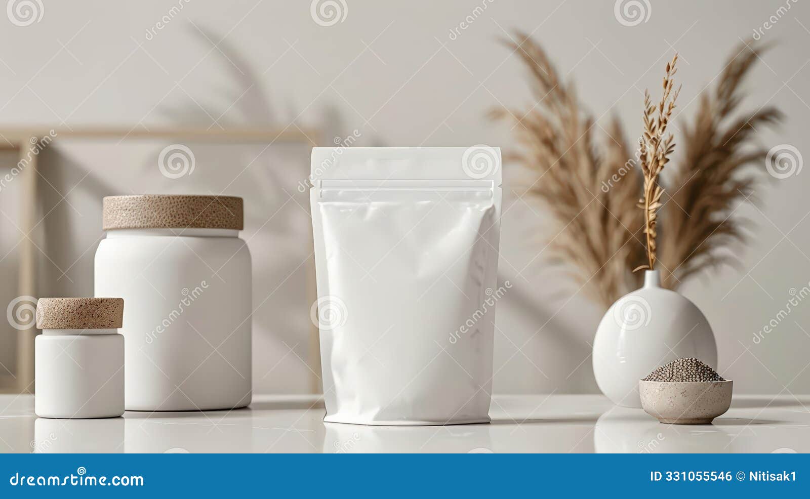 Modern Minimalist Product Packaging Design Set Stock Photo - Image of ...