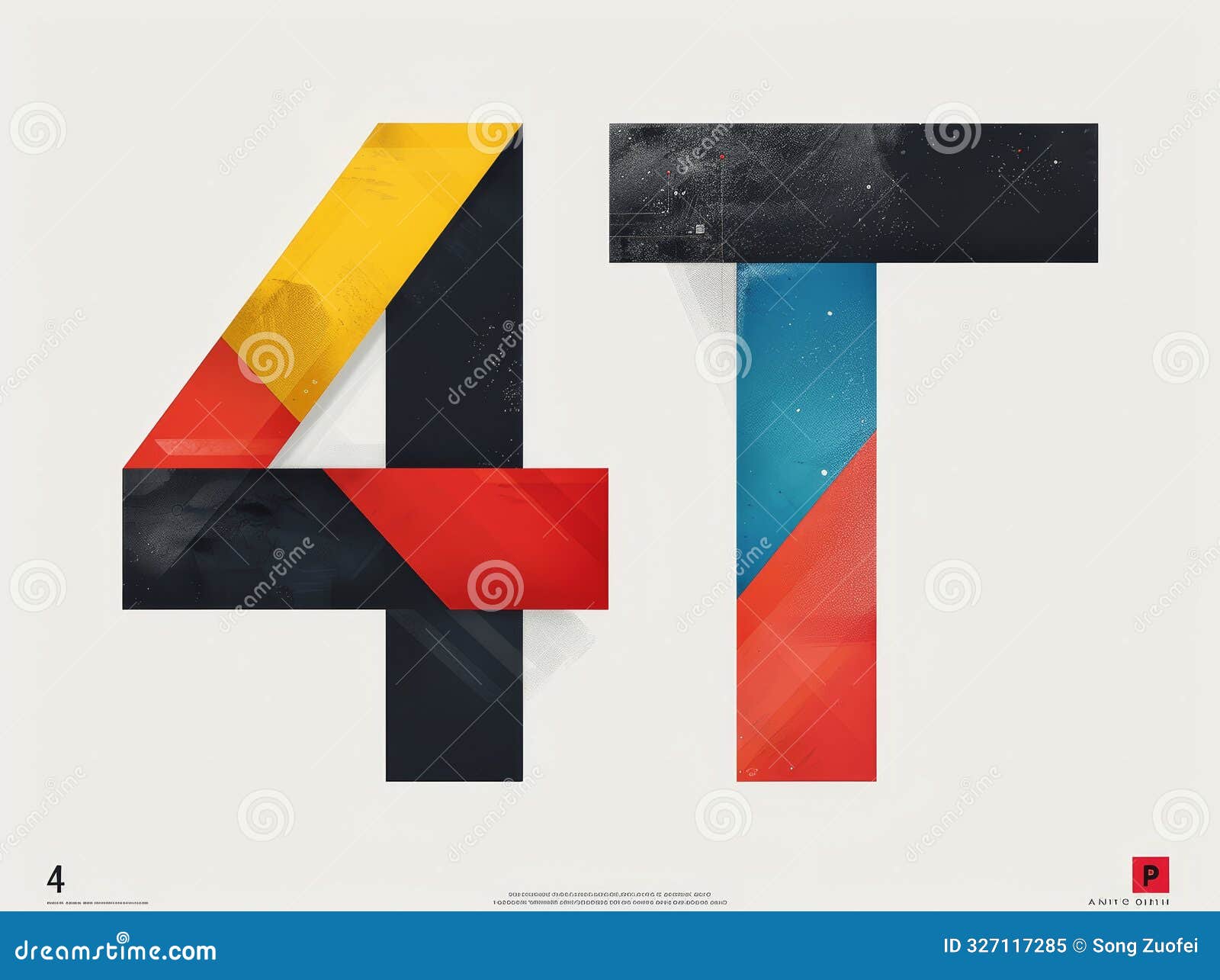 Modern Minimalist 4T Logo for Web Development Stock Illustration ...