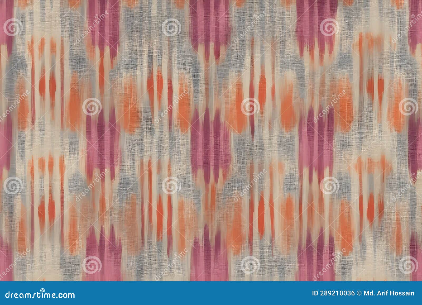 A Modern, Minimalistic Ikat Pattern with a Mix of Vibrant and Muted ...