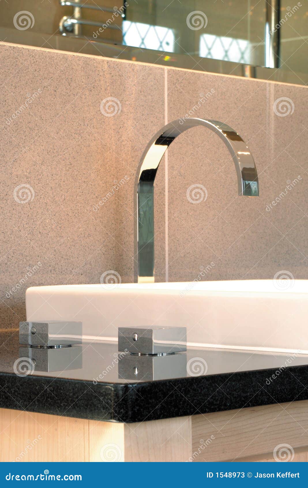 Modern mixer bathroom taps stock image. Image of taps - 1548973