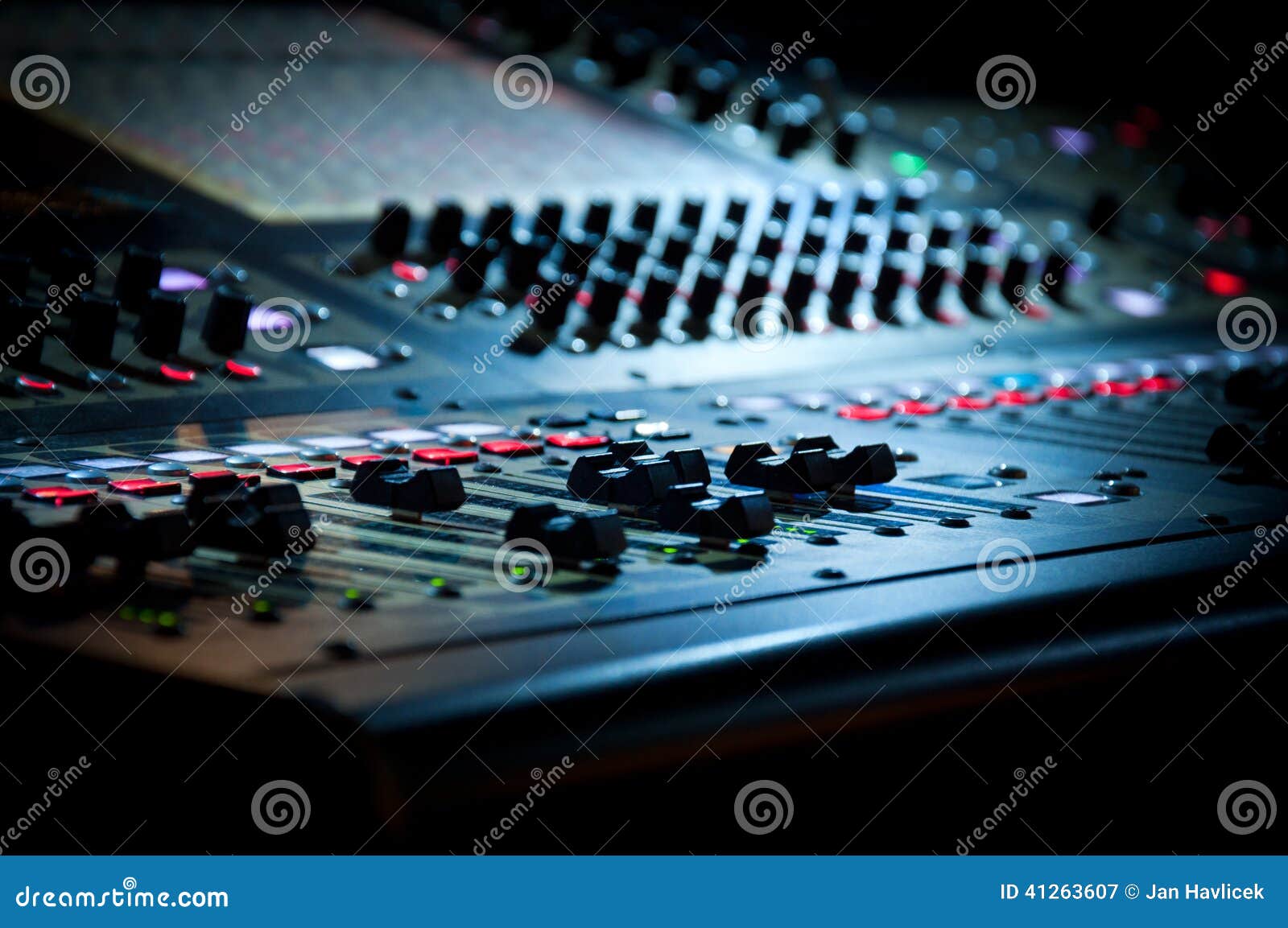 Modern mixer stock image. Image of music, modern, adjustment - 41263607