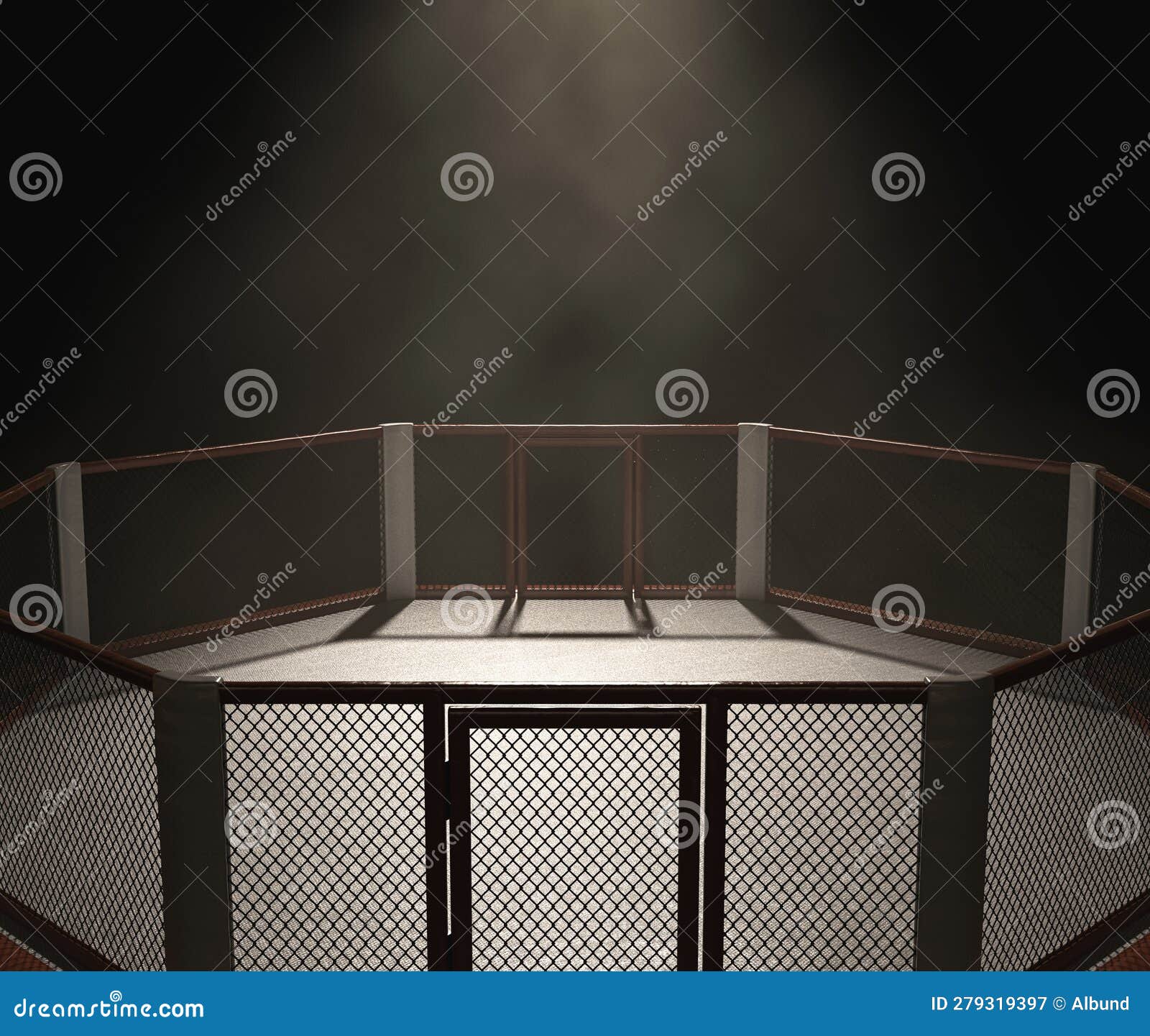 Modern MMA Ring stock illustration. Illustration of ropes - 279319397