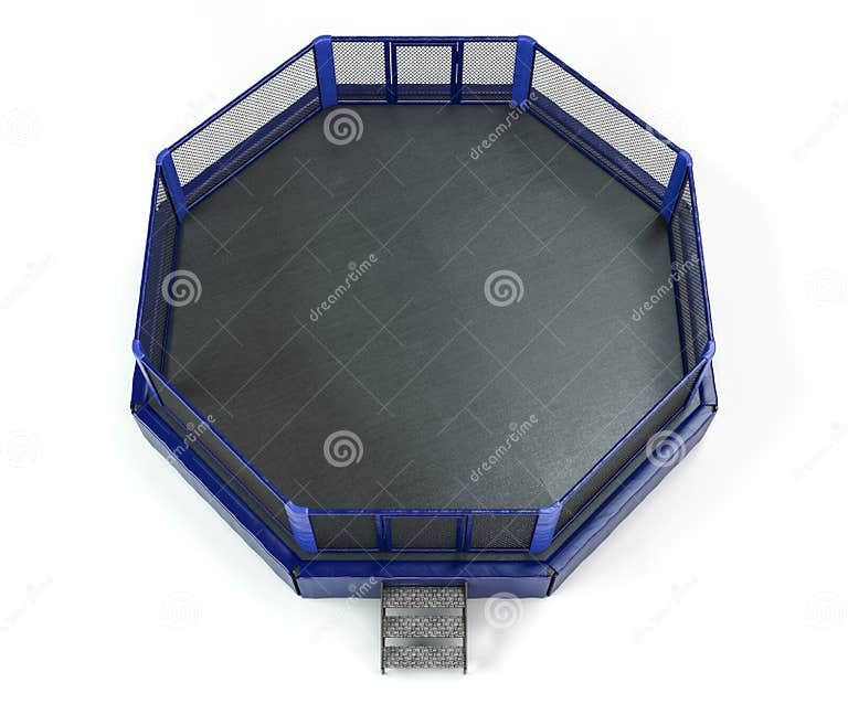 Modern MMA Ring stock illustration. Illustration of backlight - 280636033