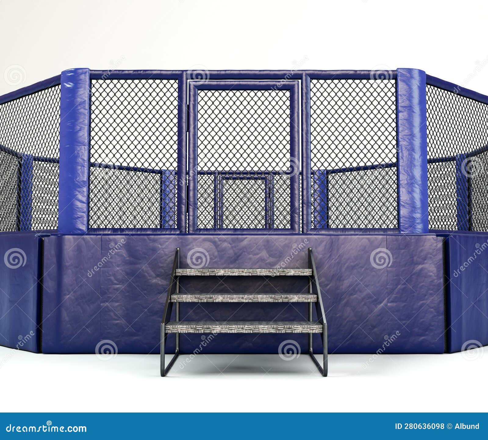 Modern MMA Ring stock illustration. Illustration of shot - 280636098