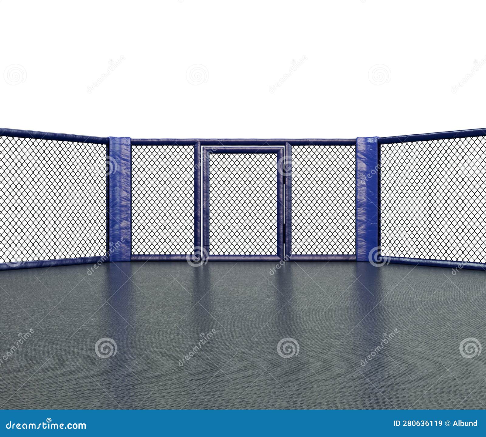 Modern MMA Ring stock illustration. Illustration of fight - 280636119