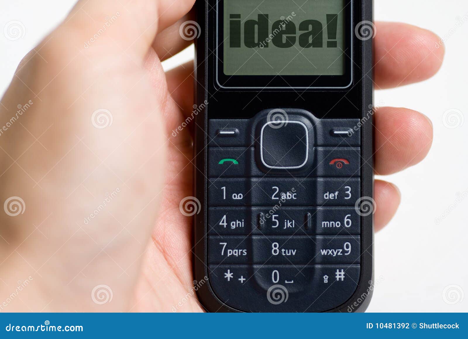 Modern Mobile or Cell Phone Stock Photo - Image of mobilephone, buttons ...
