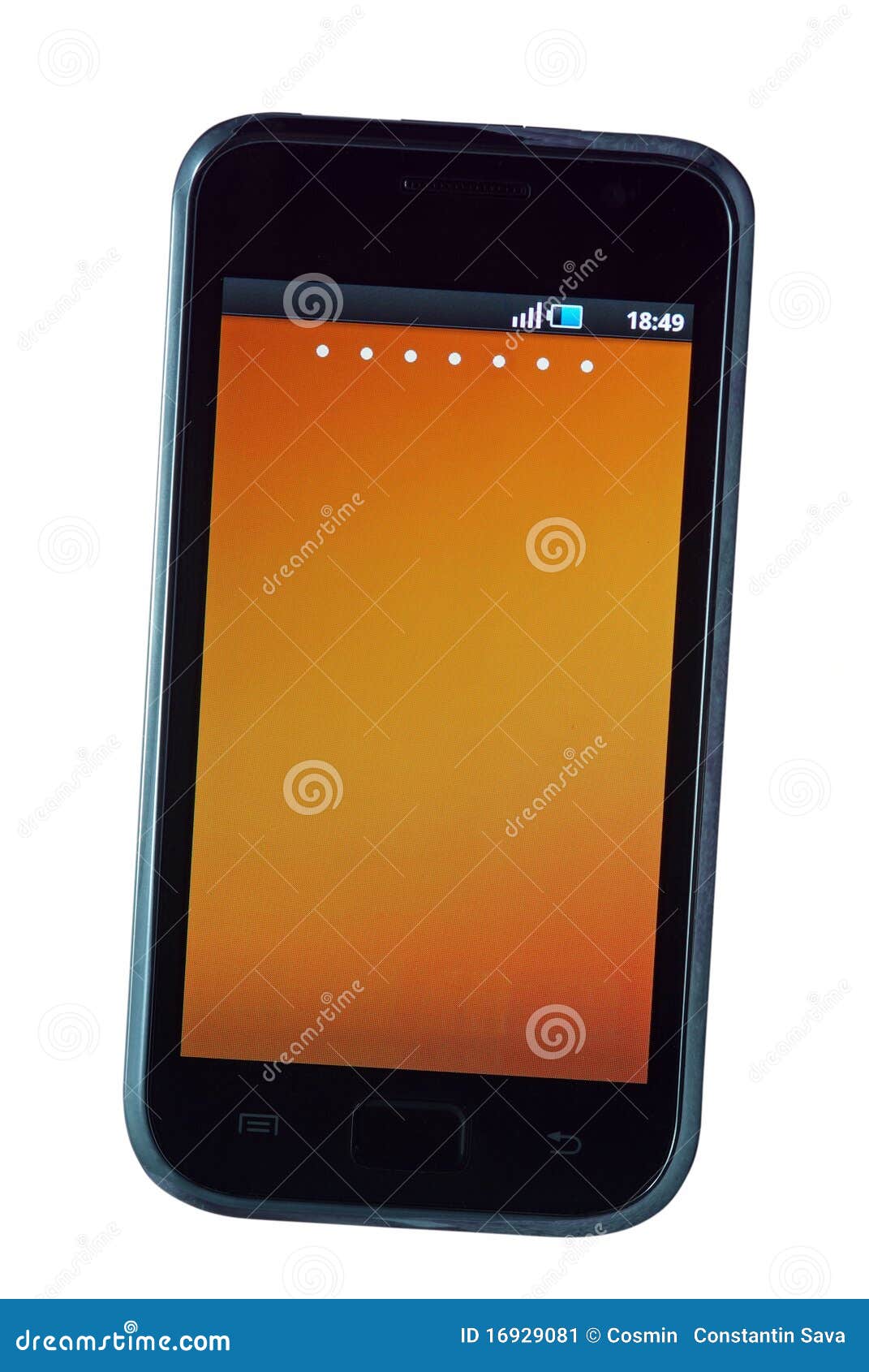 Modern mobile phone stock image. Image of background - 16929081