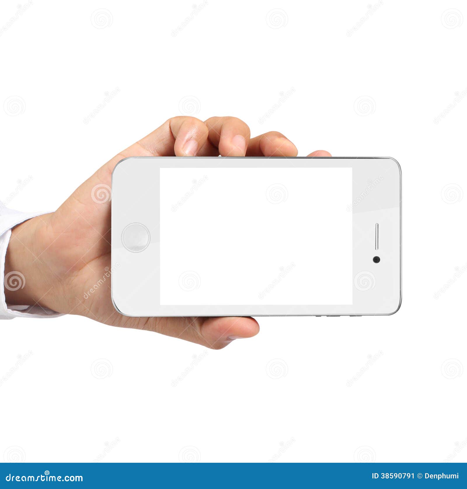 Modern Mobile Phone in Hand Stock Image - Image of hand, design: 38590791