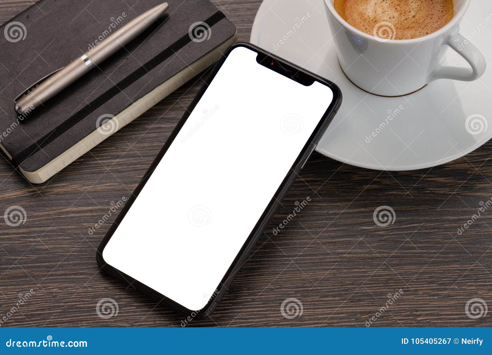 Modern phone layout stock image. Image of desk, device - 105405267