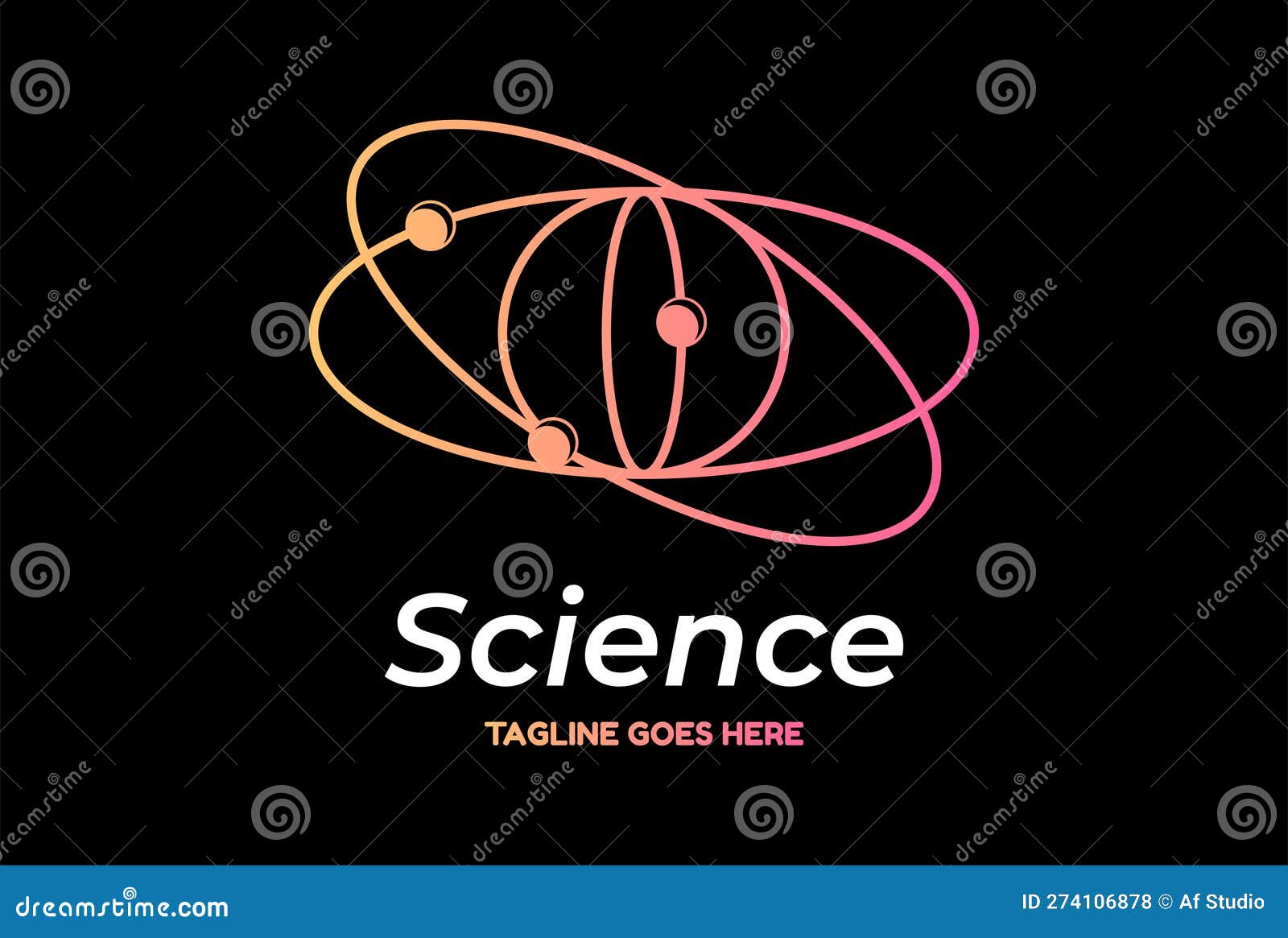 Modern Molecule Atom or Orbit Planet Moon for Science Technology Lab ...