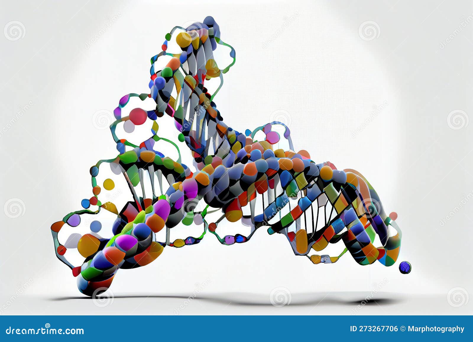 Modern Molecule Structure As Concept in Microscope Detail Stock ...