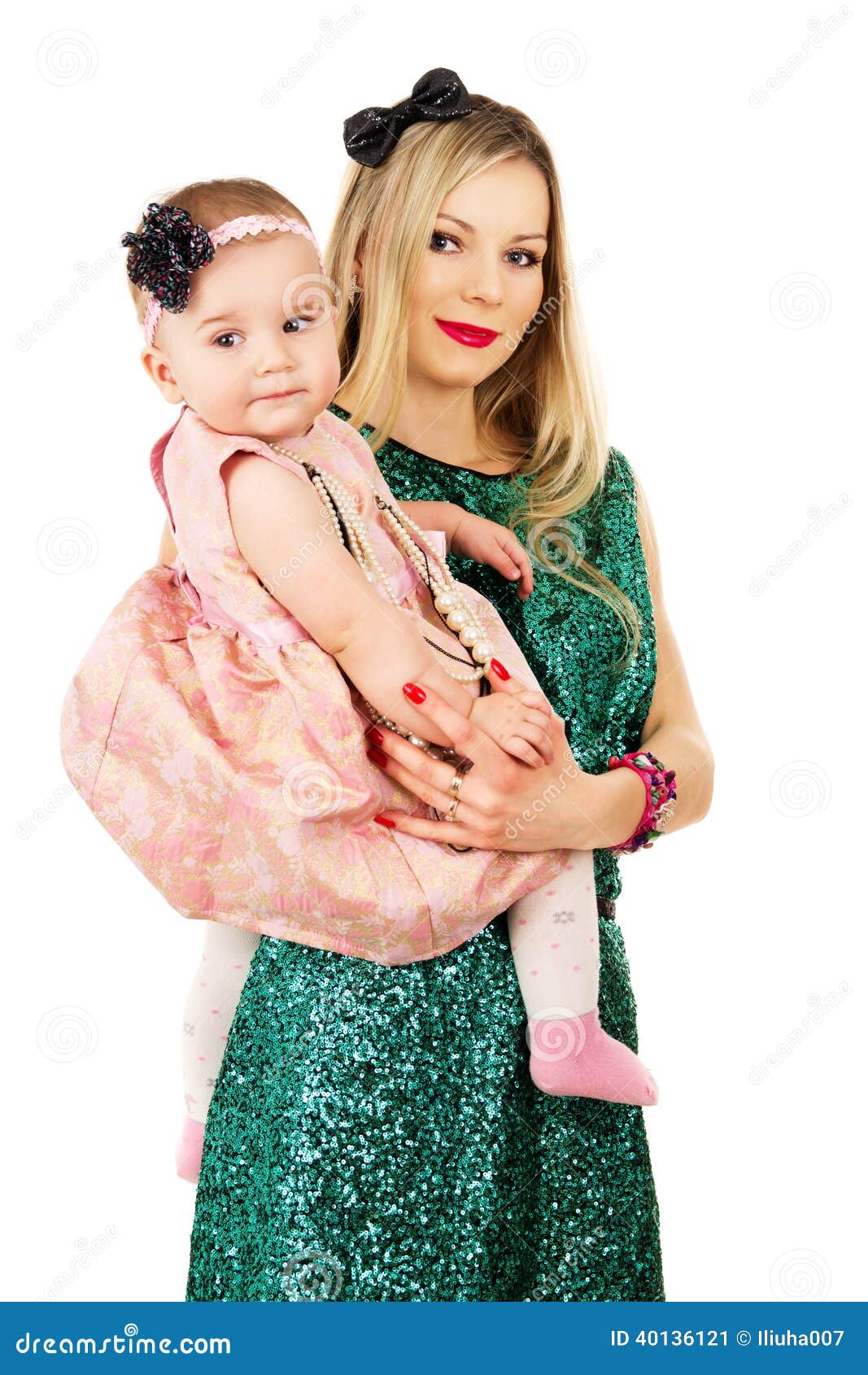 Modern mom with baby stock image. Image of family, embracing - 40136121